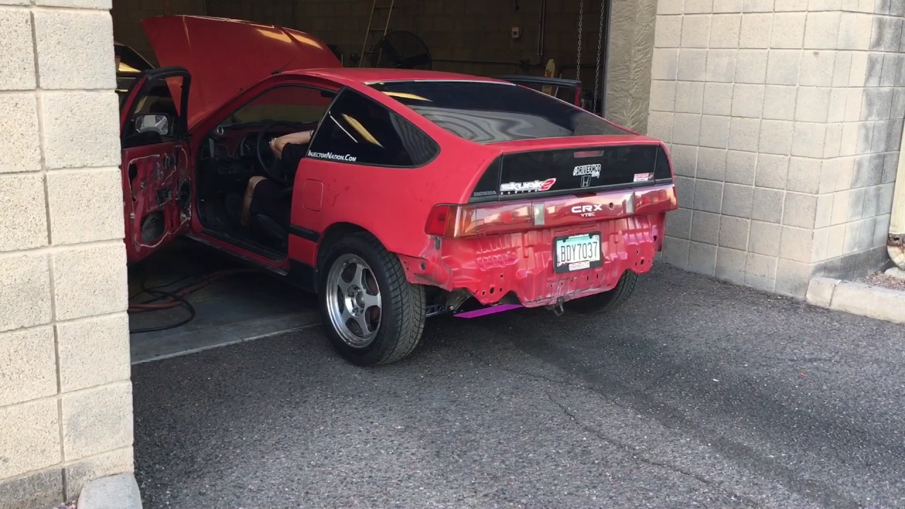 All Motor B20v Crx Dyno - YouTube