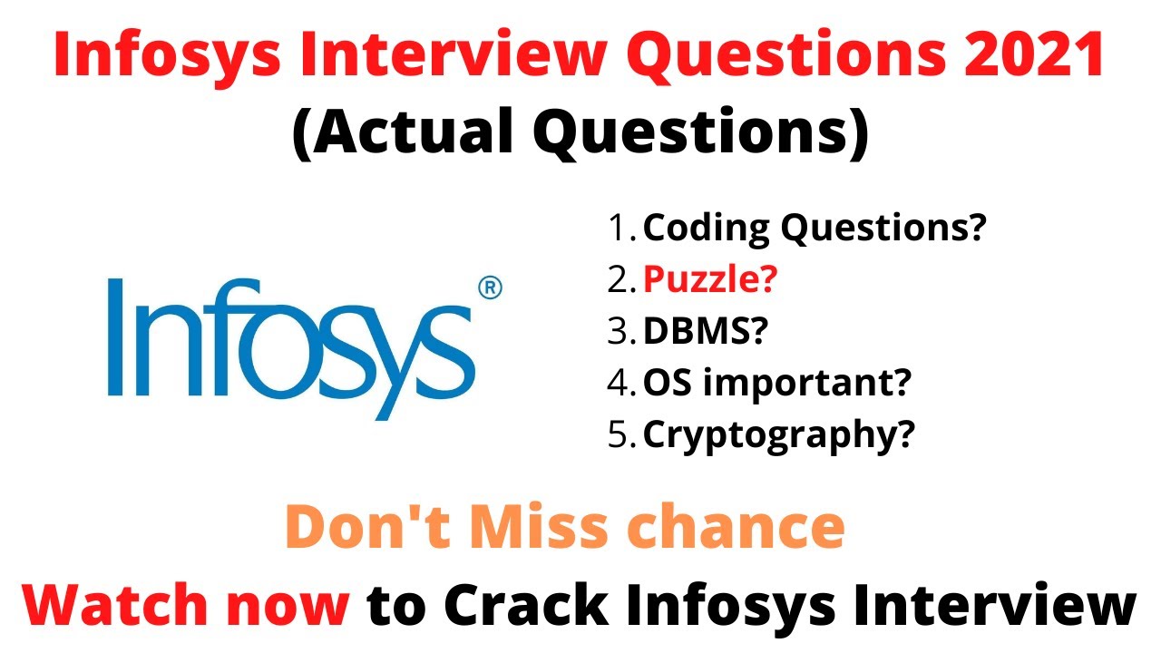Infosys Interview Questions 2021 Infosys Interview Questions For Freshers 2021 YouTube infosys-interview-questions-2021-infosys-interview-questions-for-freshers-2021-youtube