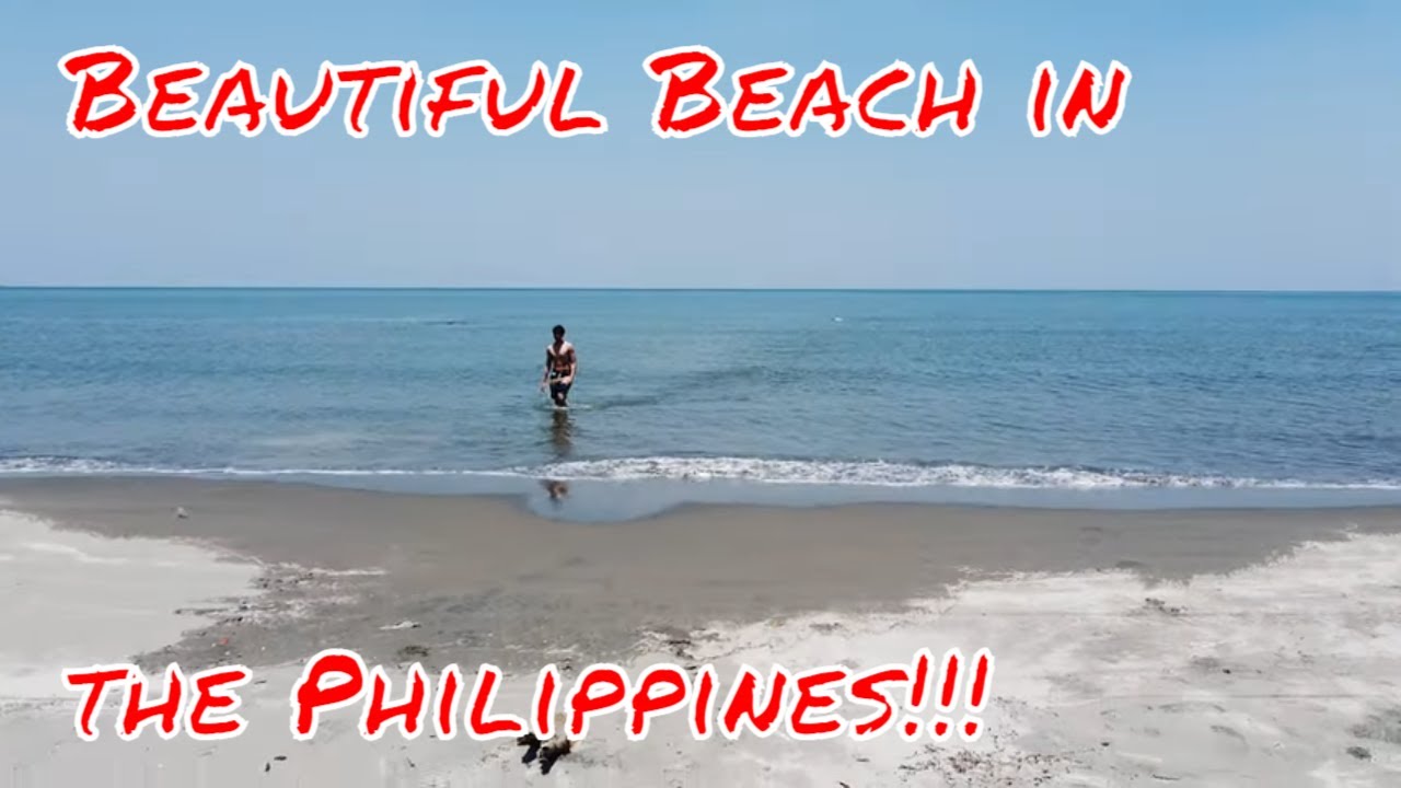Ultimate Beach Day: Swimming At Lingayen Beach In The Philippines! - YouTube