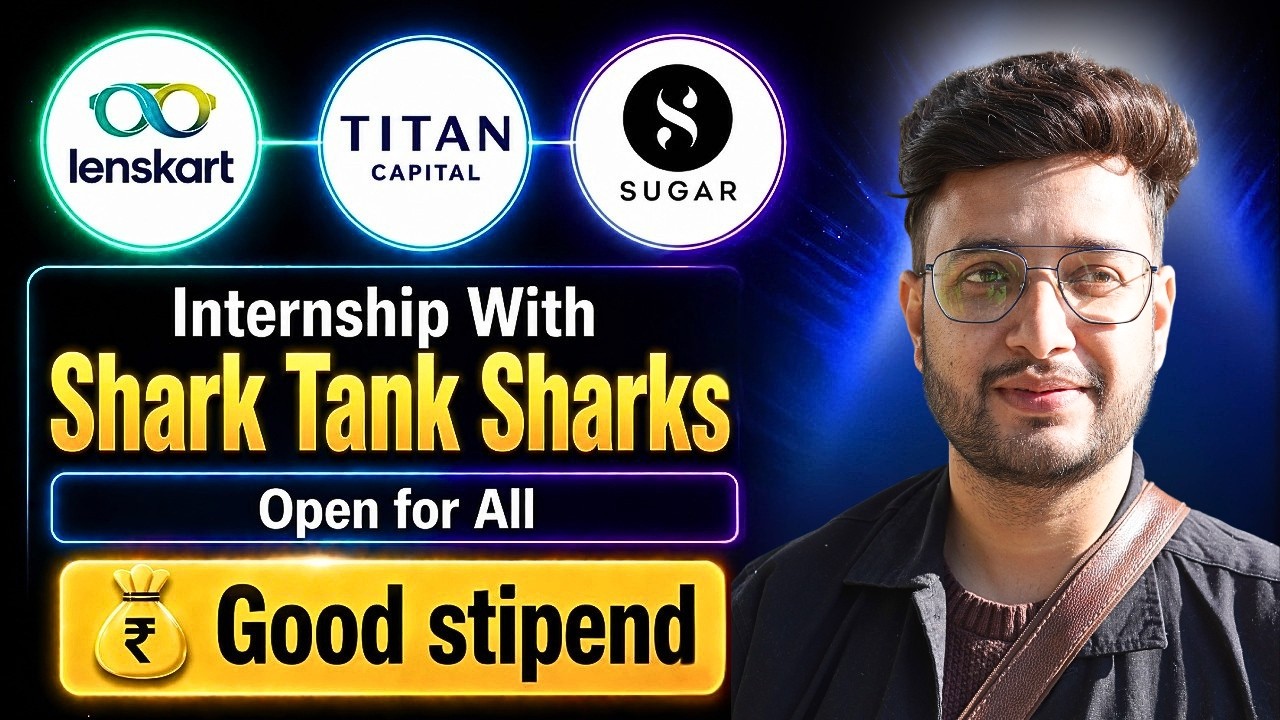 Shark Tank Sharks Internship | Hiring Freshers | 12th Pass Apply🔥 ...