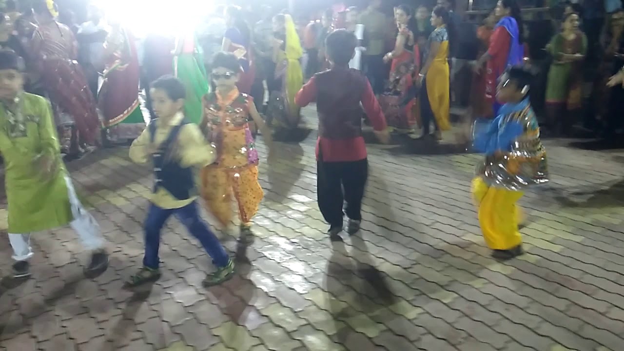 Navratri Dhamal(2) 2019 Ansh's ML Kakdia National School, Sardar Patel ...
