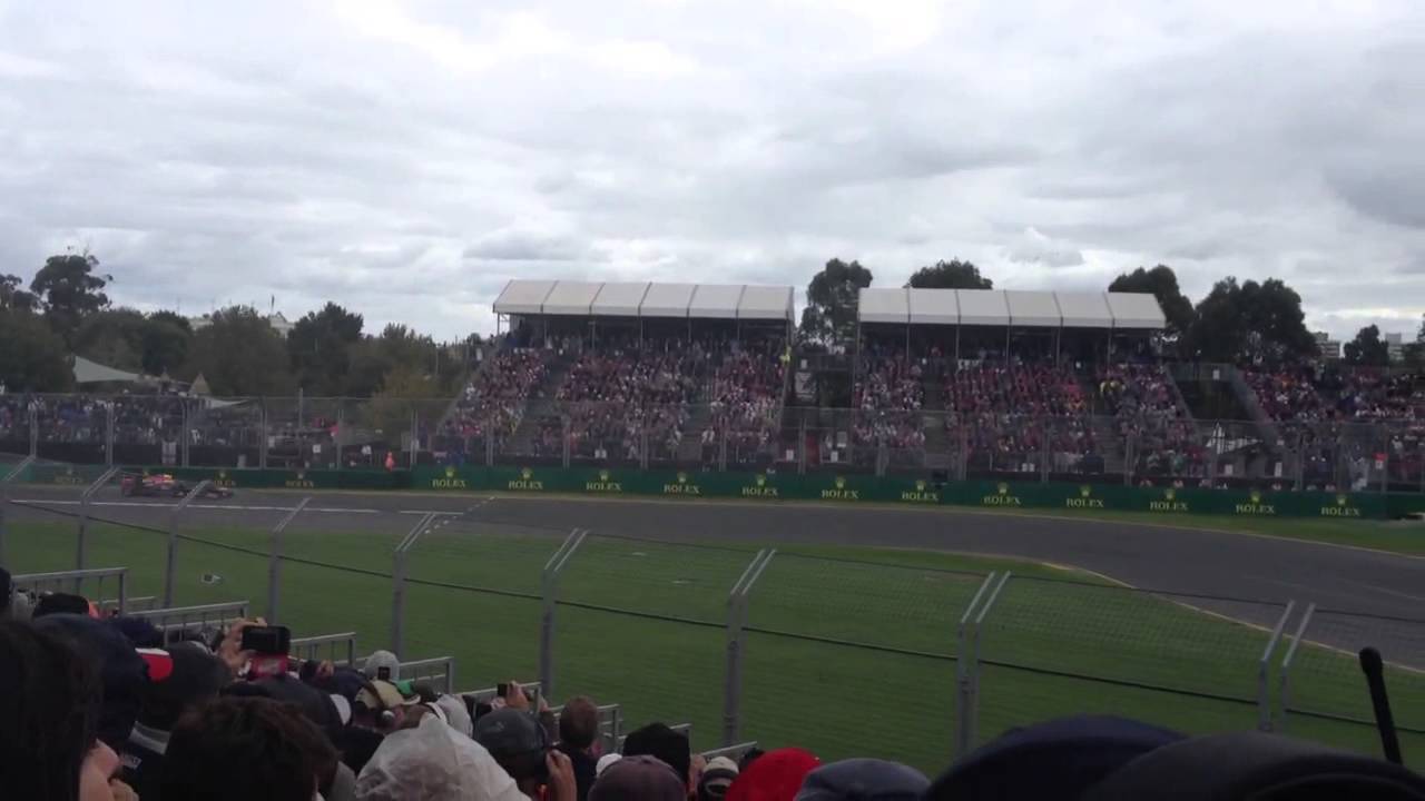2013 Australian F1 - 1st Corner - Opening Lap - YouTube