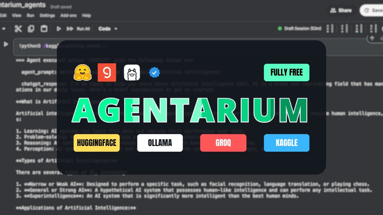 Agentarium: AI Suite Powered Interactive Agents Install Locally - YouTube