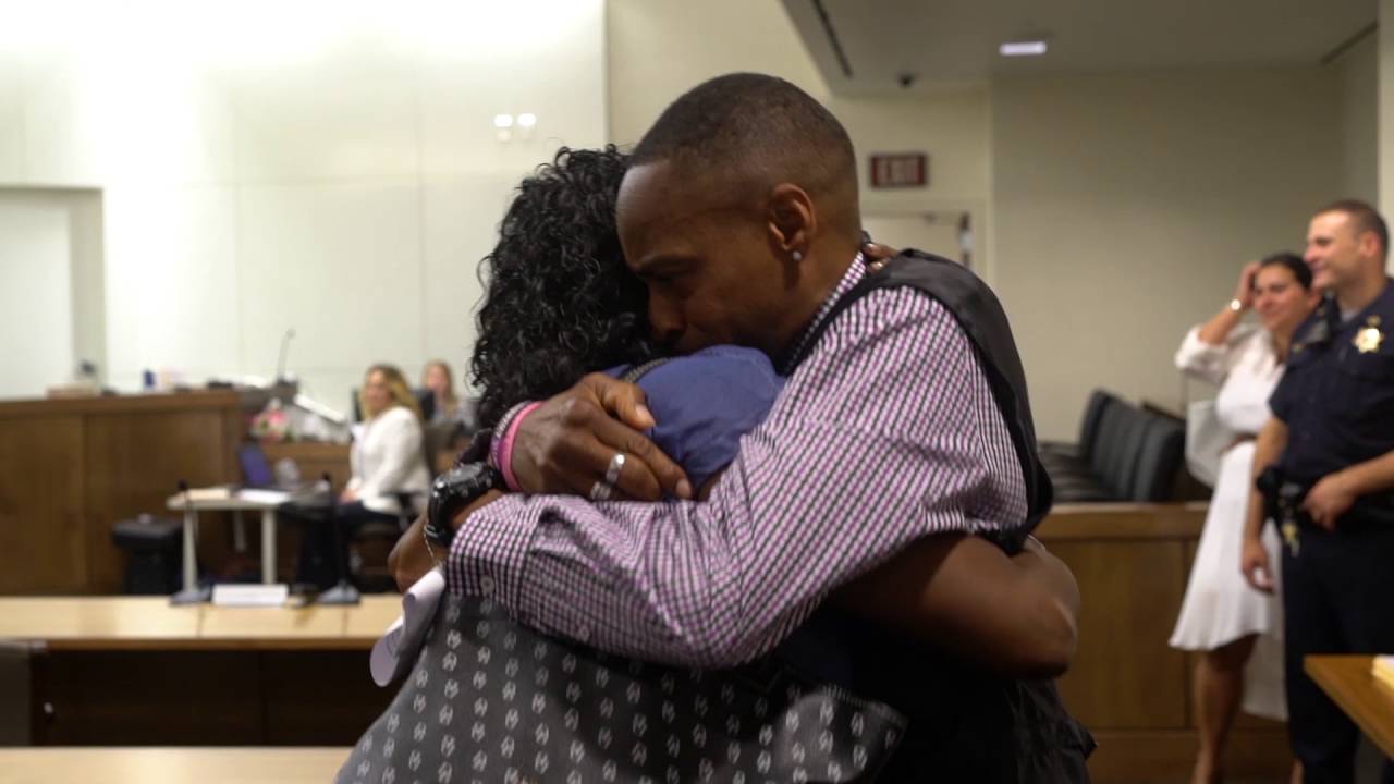 Dion Harrell's exoneration day after 28 years of injustice - YouTube