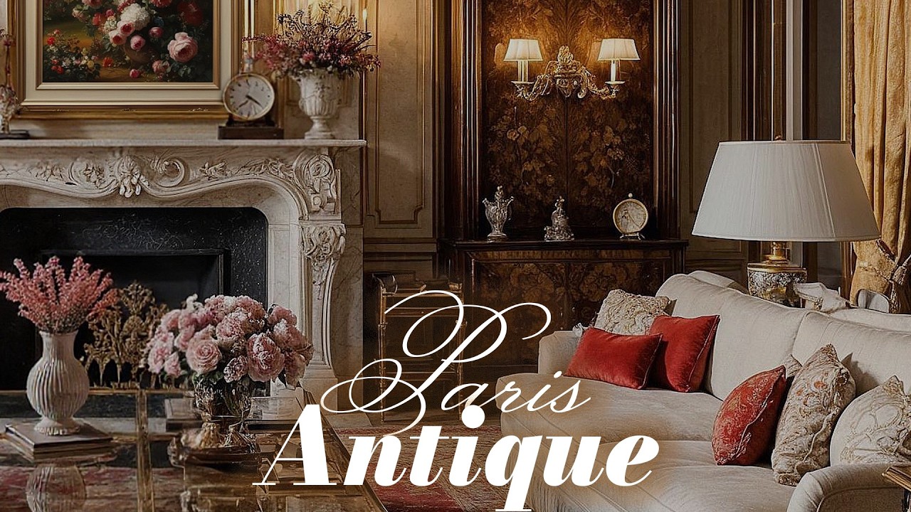 Paris Luxury House With Classic French Interior Style and Antiques ...