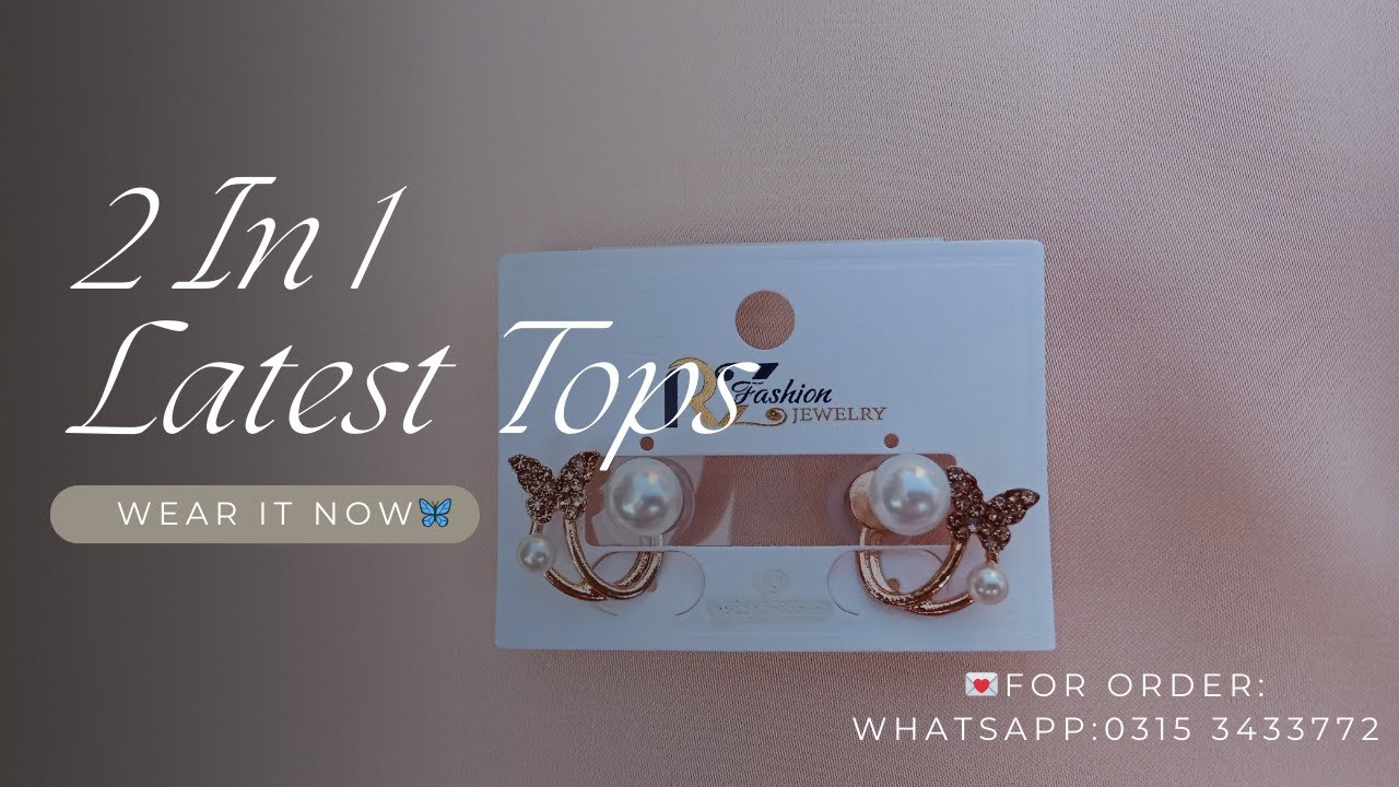 Tops | 2 In 1 Tops | Latest Tops | Jewelry Collection | Artificial ...