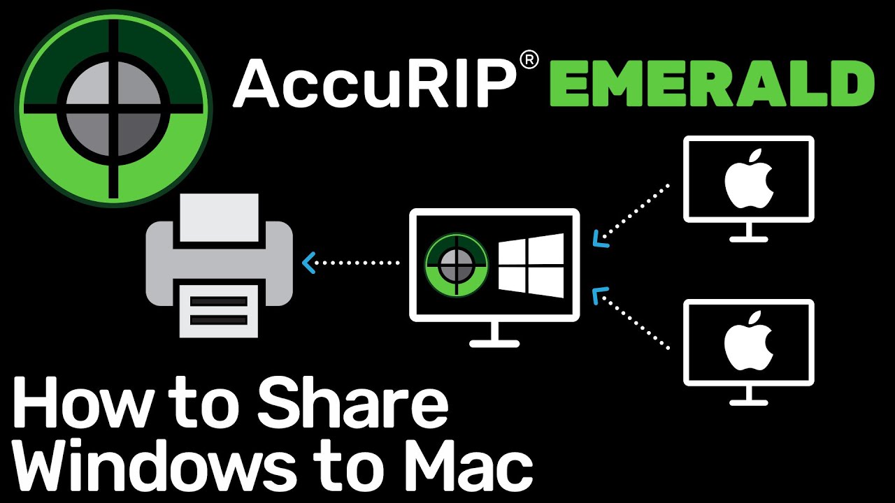 AccuRIP Emerald - How to Share AccuRIP From Windows to Mac - YouTube
