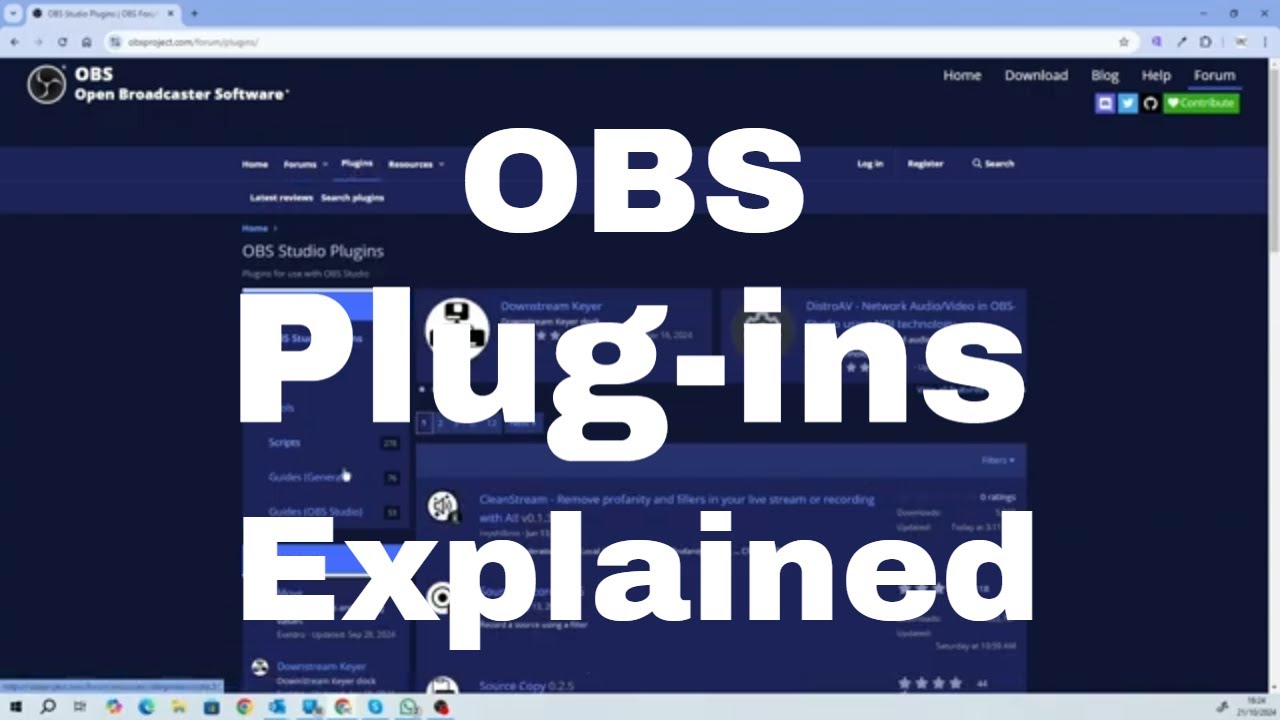 What Are OBS Plugins? - YouTube