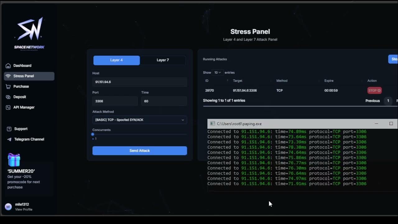 Space C2 Showcase | BEST C2/BOTNET 2025 | FREE DDOS & paid - YouTube