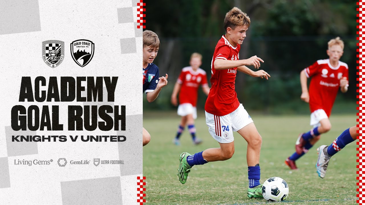 Academy Goal Rush: GC Knights v GC United - YouTube
