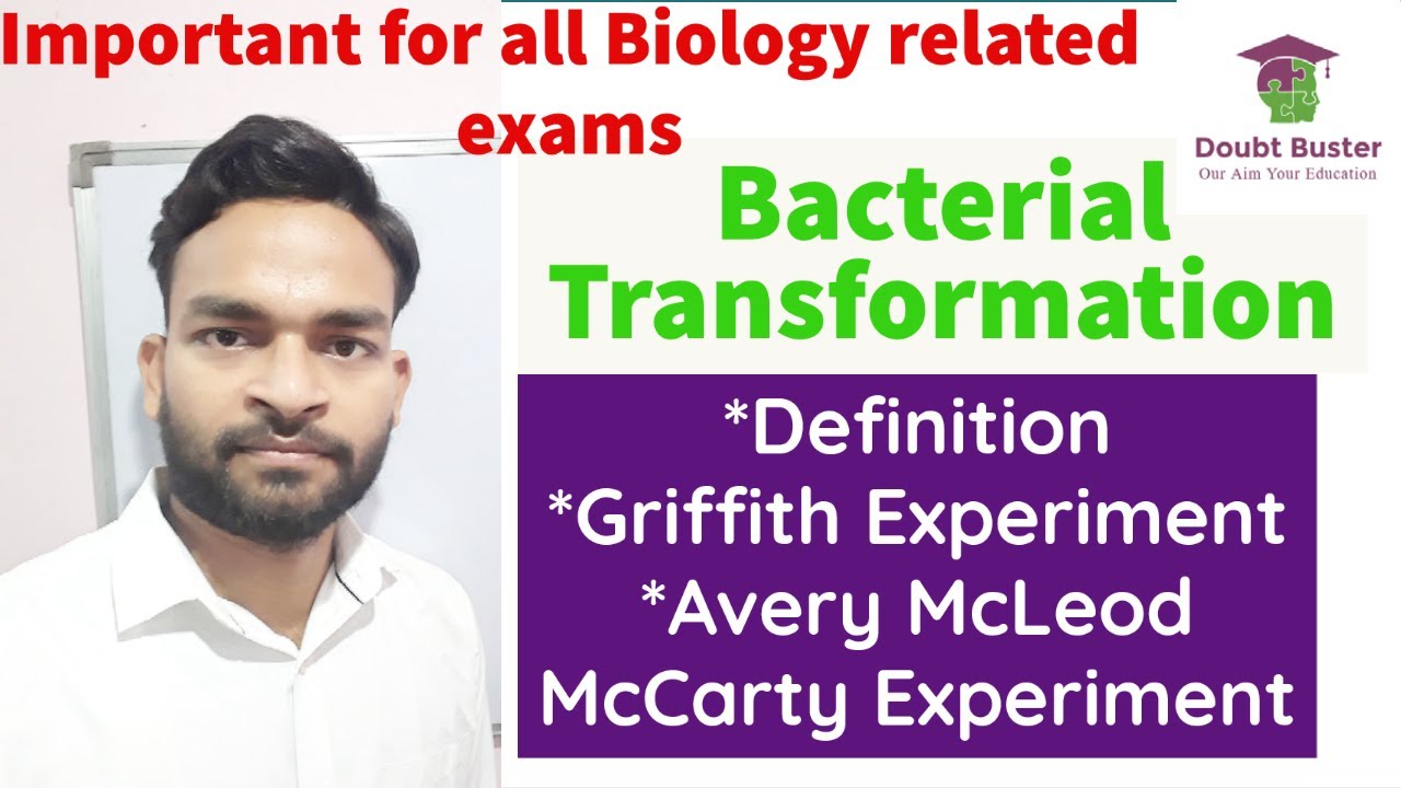 Bacterial Transformation | Griffith Experiment | Avery, McLeod ...