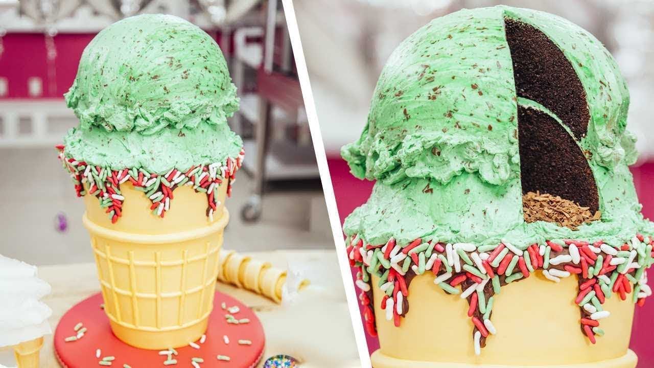 Ice Cream Cakes with a TWIST! | How To Cake It with Yolanda Gampp - YouTube