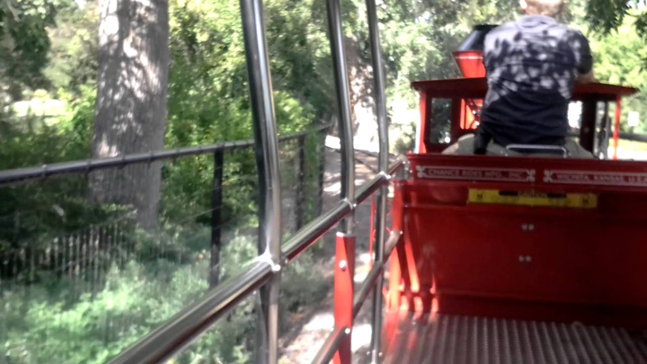 Train ride at the zoo - YouTube