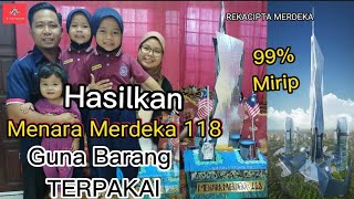DIY MENARA MERDEKA 118 Dari pelajar Tabika Perpaduan | Doovi