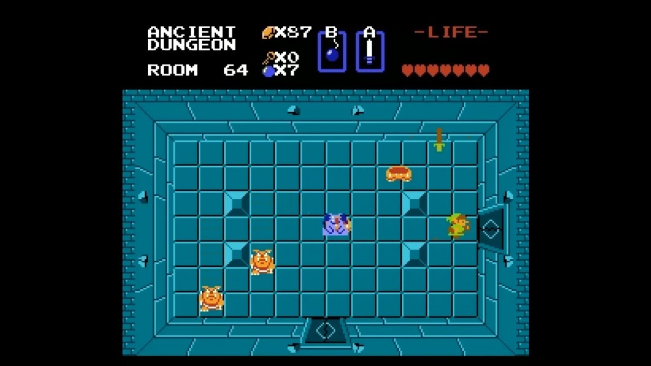 The Legend of Zelda (NINTENDO) The Ancient Cave - YouTube