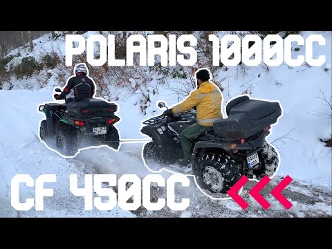 KARLI ARAZIDE POLARIS 1000 VS CFMOTO CFORCE 450 4X4 ATV OFFROAD MOTOVLOG ATV VLOG 2020
