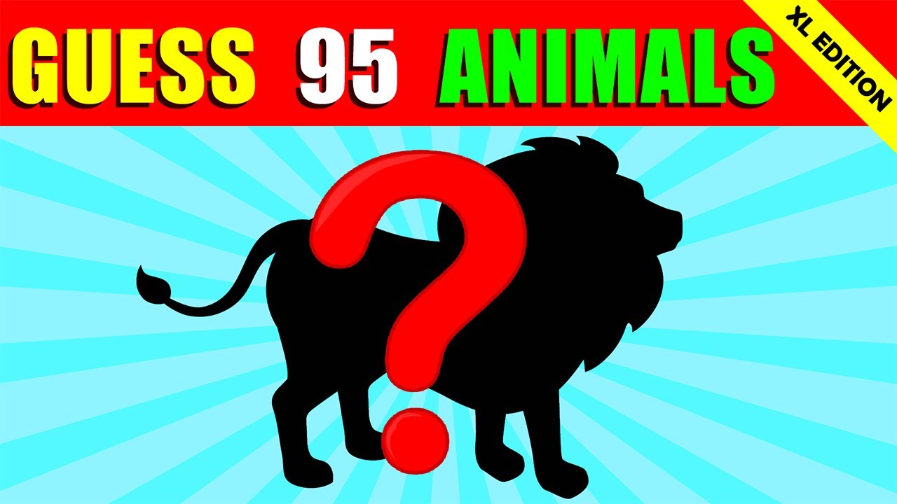 Guess 95 ANIMALS in 5 seconds 🤔🧠 | Easy, Medium, Hard | Aniamls quiz ...