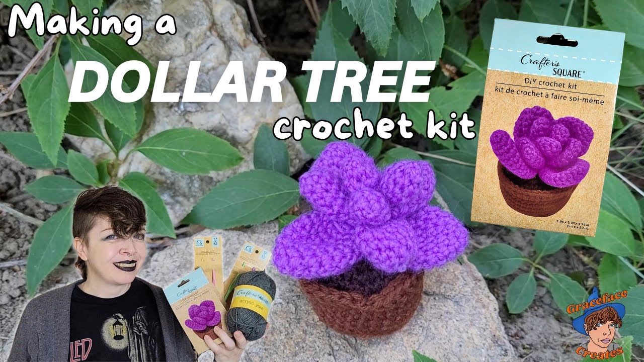 Is this Dollar Tree crochet kit any good? Let's find out together ...