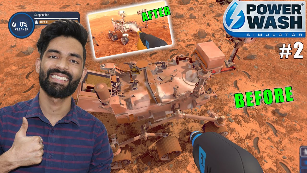 Cleaning Dirtiest MARS ROVER - Power wash Simulator #2 - YouTube