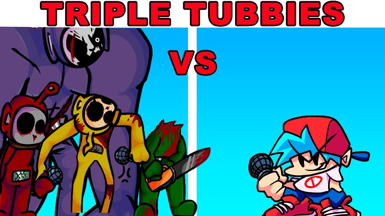 Friday Night Funkin' VS TRIPLE TUBBIES (FNF Mod/Hard) - YouTube