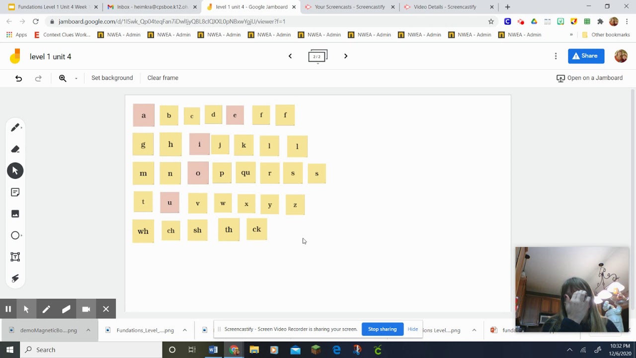 Fundations Level 1 Unit 4 Week 1 Day 1 - YouTube