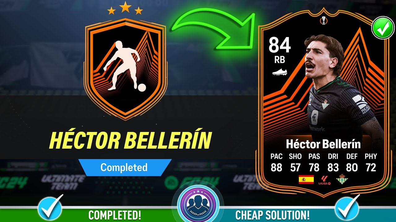 84 RTTK Hector Bellerin SBC Completed - Cheap Solution & Tips - FC 24 - YouTube