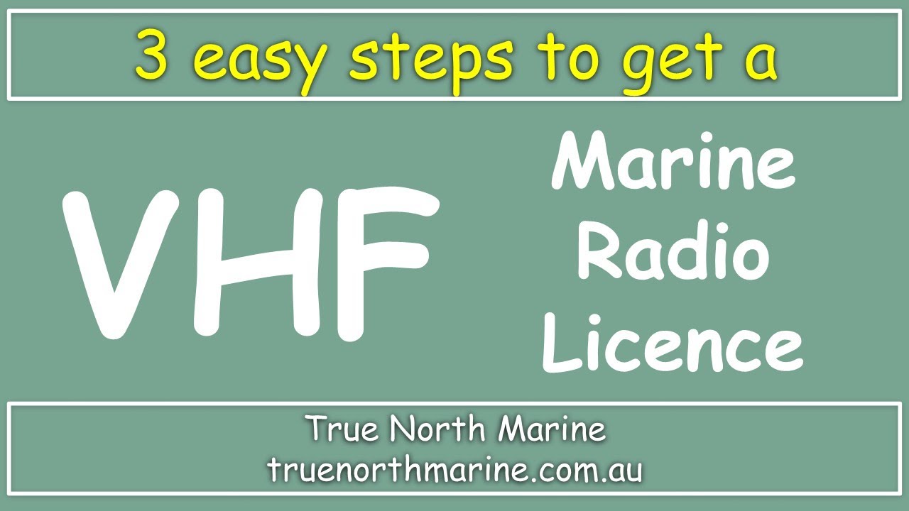 3 easy steps to get a VHF Marine Radio Licence - YouTube