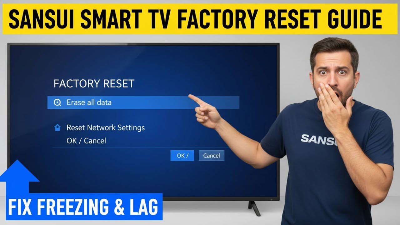 Sansui Smart TV Factory Reset Guide — Fix Software Issues Fast! - YouTube
