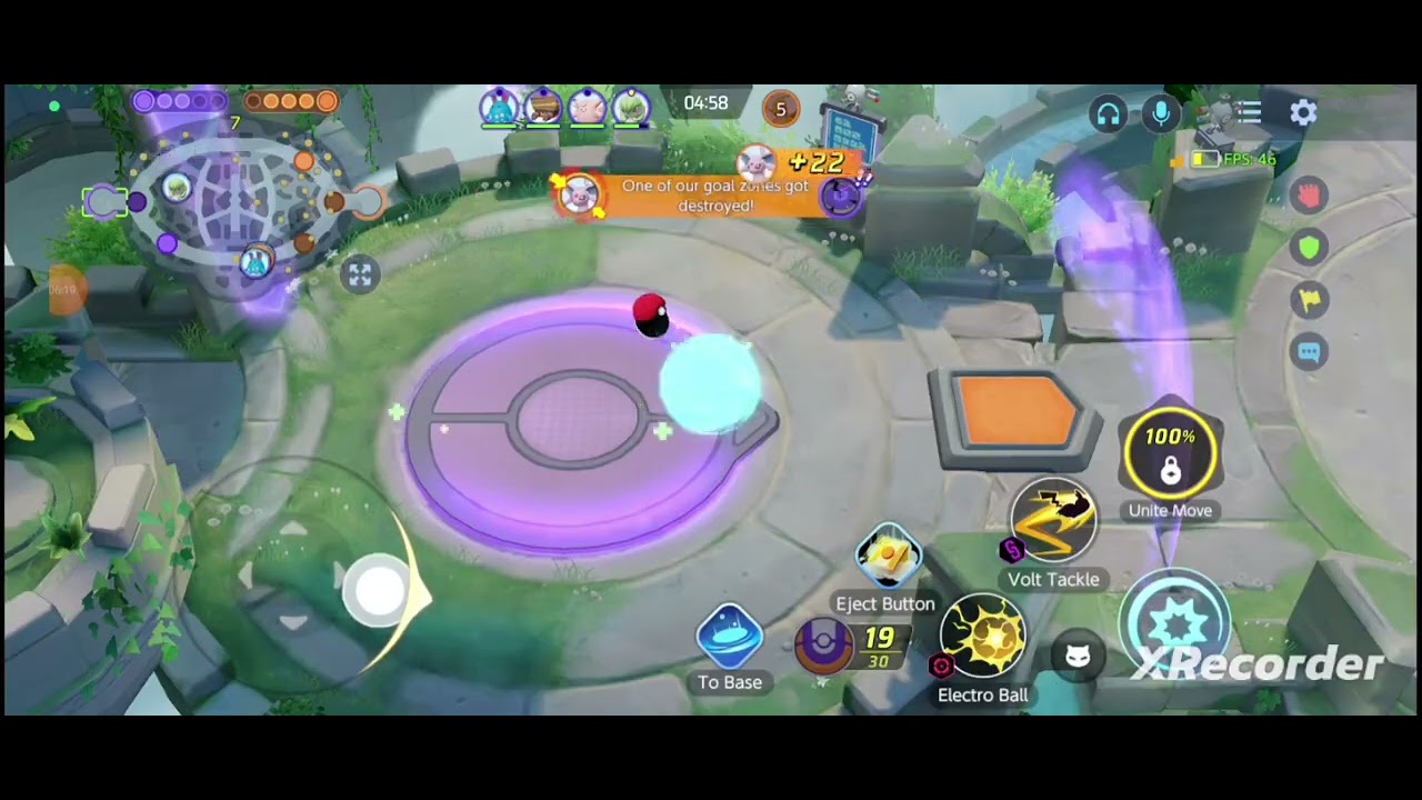 pikachu ko team ne banaya defender | pokemon unite | pikachu gameplay ...