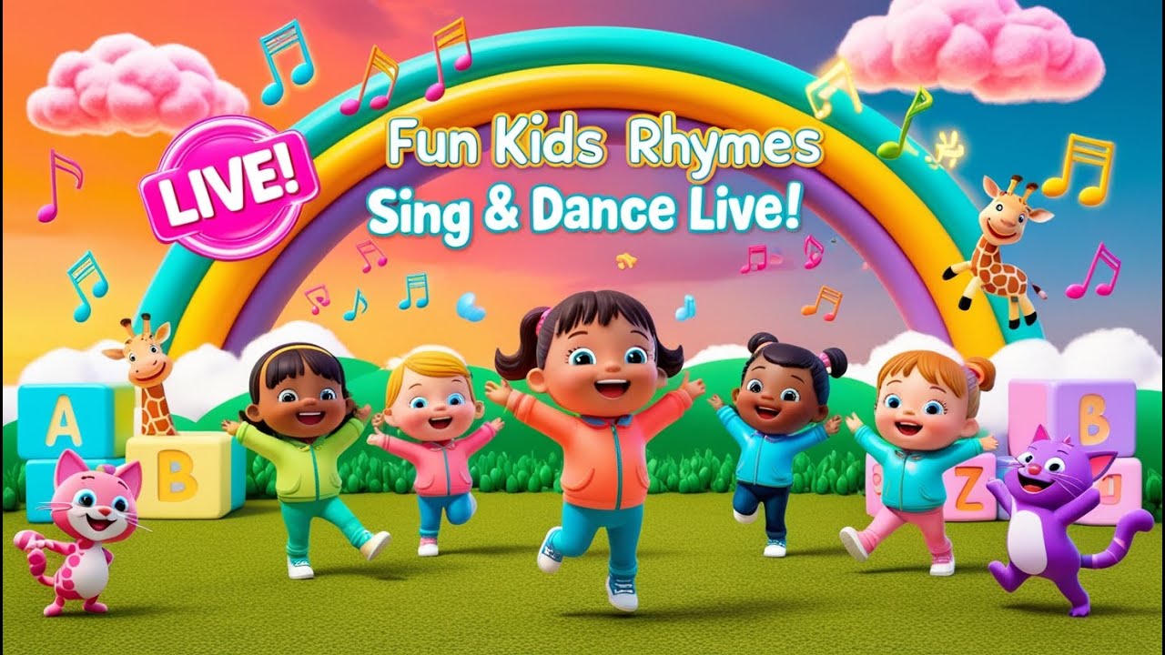 🔴 Ultimate Kids' Rhymes Fiesta! 🎶 Sing, Dance, and Make Magical ...