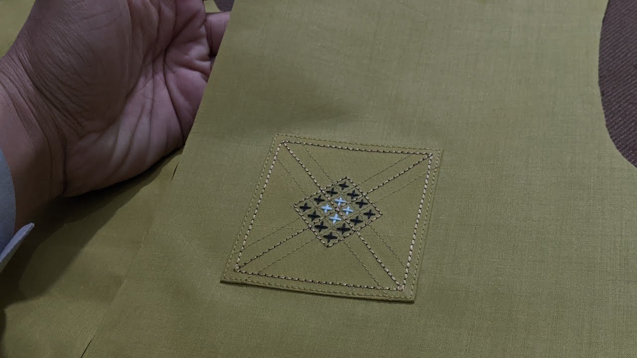 gents pocket design dress pocket new design for men - YouTube