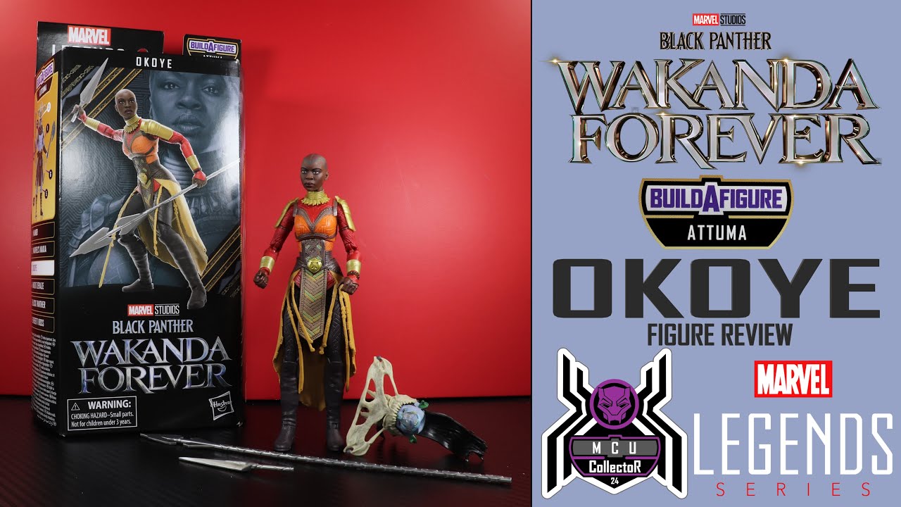 Marvel Legends OKOYE Black Panther Wakanda Forever Attuma BAF Wave MCU ...