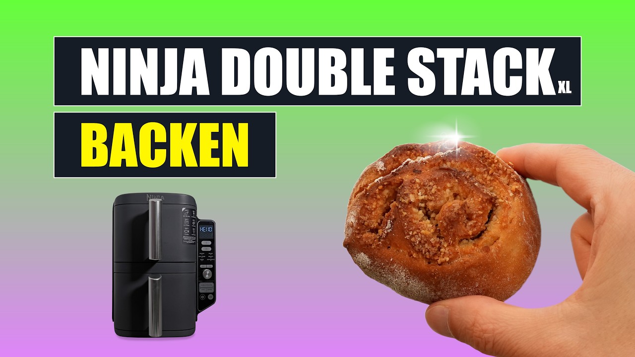 NINJA Heißluftfritteuse DOUBLE STACK XL - Zimtschnecken backen Rezept ...
