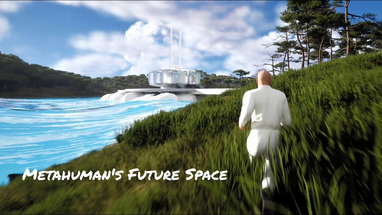 Metahuman's Future Space. Beta Version. UE5.4. 4K - YouTube