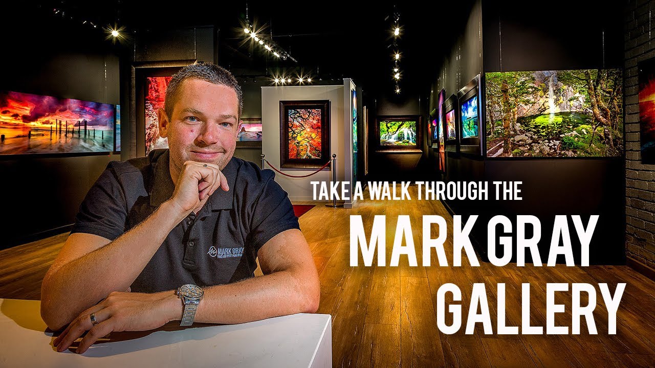 A guided tour of the MARK GRAY GALLERY, leading landscape photography gallery! - YouTube