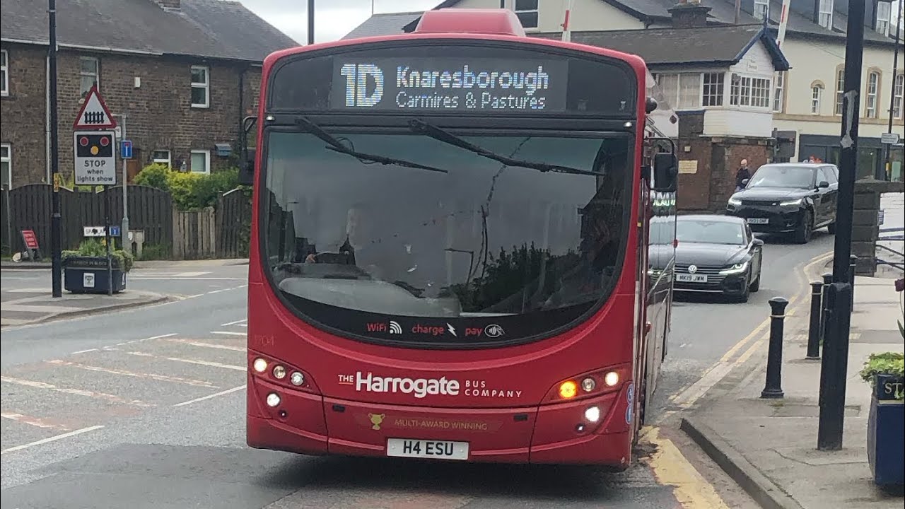 The Harrogate bus company Volvo B7RLE Wright eclipse urban 1704 H4 ESU ...