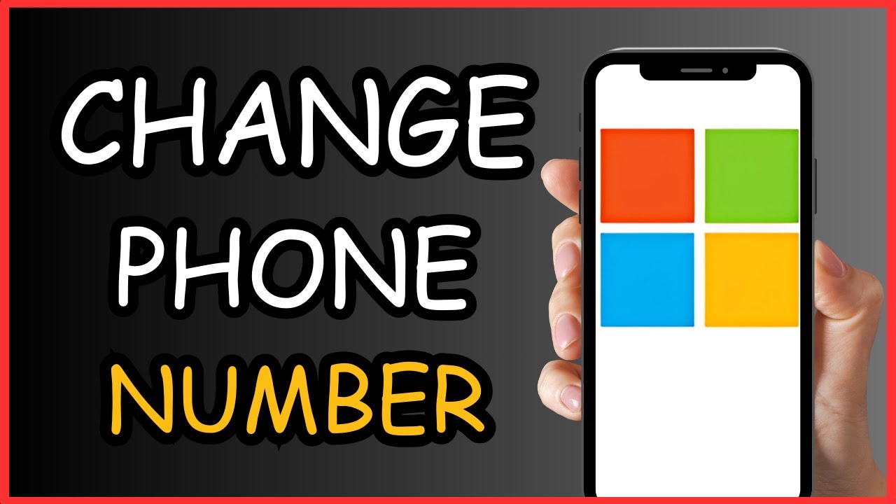 How To Change Phone Number On Microsoft Account | Quick & Easy Tutorial ...