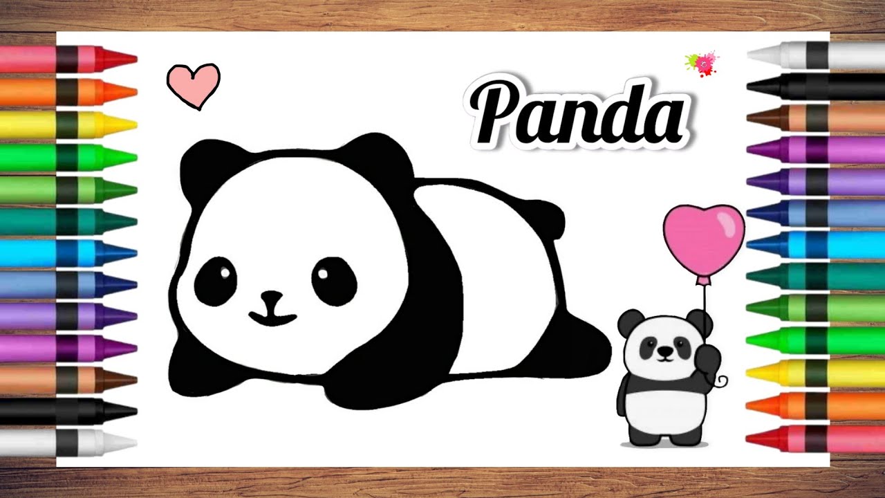 Panda drawing for kids how to draw Panda Step by Step for Kids | Easy ...