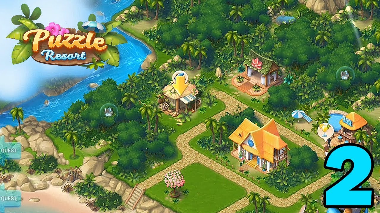 Puzzle Resort: Match-3 Game Walkthrough Gameplay - Part 2 - YouTube
