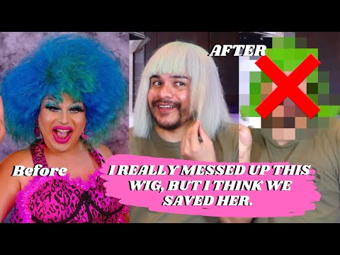 I REALLY MESSED UP THIS HUMAN HAIR WIG, BUT I THINK WE SAVED HER. - YouTube