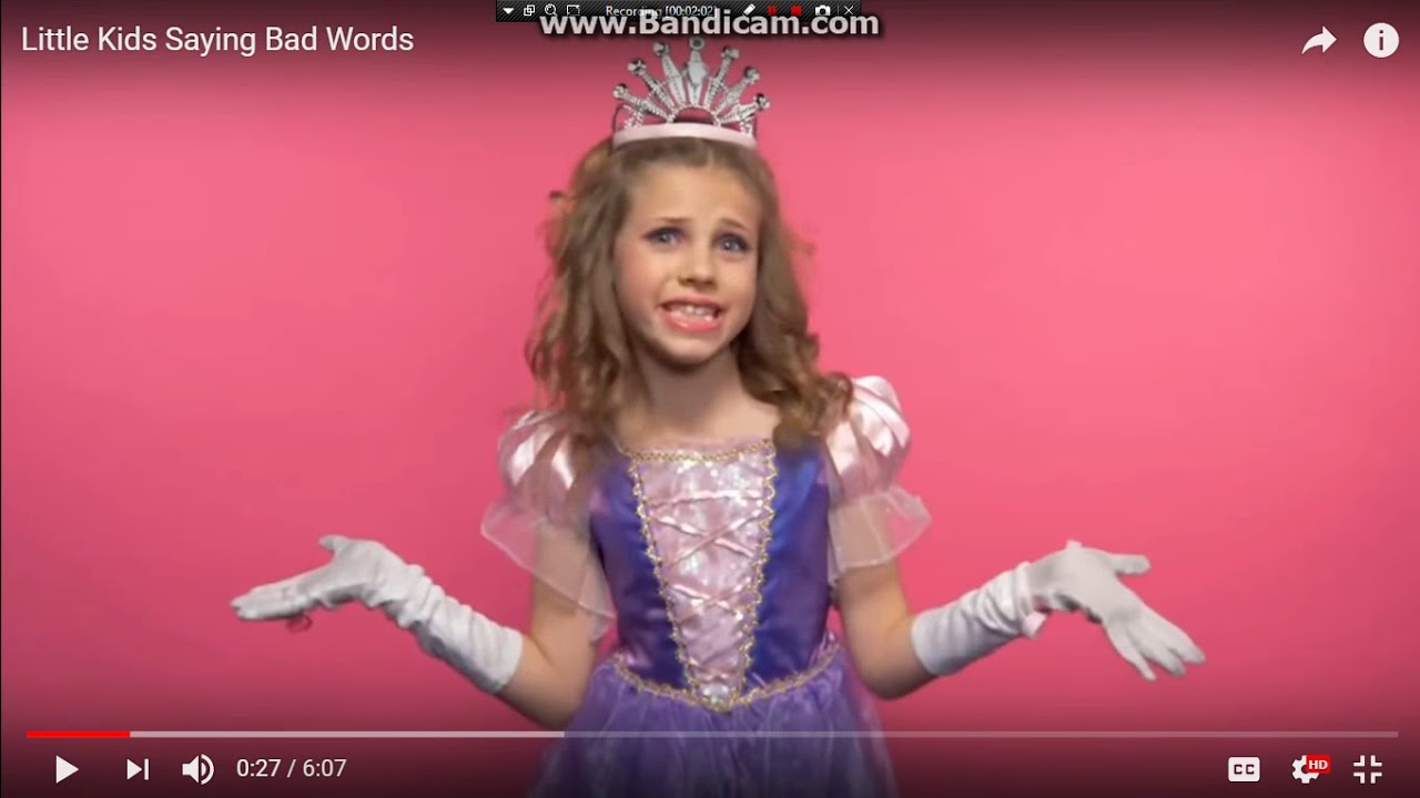 LITTLE GIRLS SWEARING OPINION (WATCH THE WHOLE VIDEO) - YouTube
