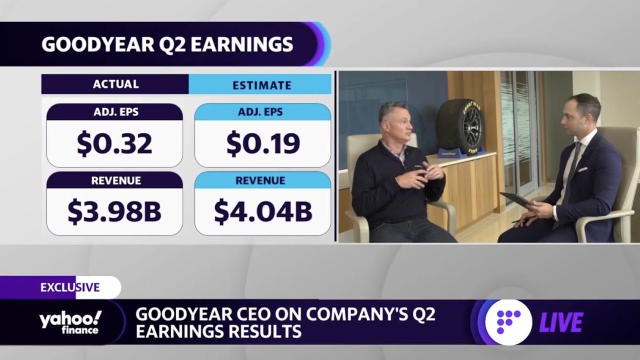 Goodyear CEO on earnings, tire technology, workers collaborating, and ...