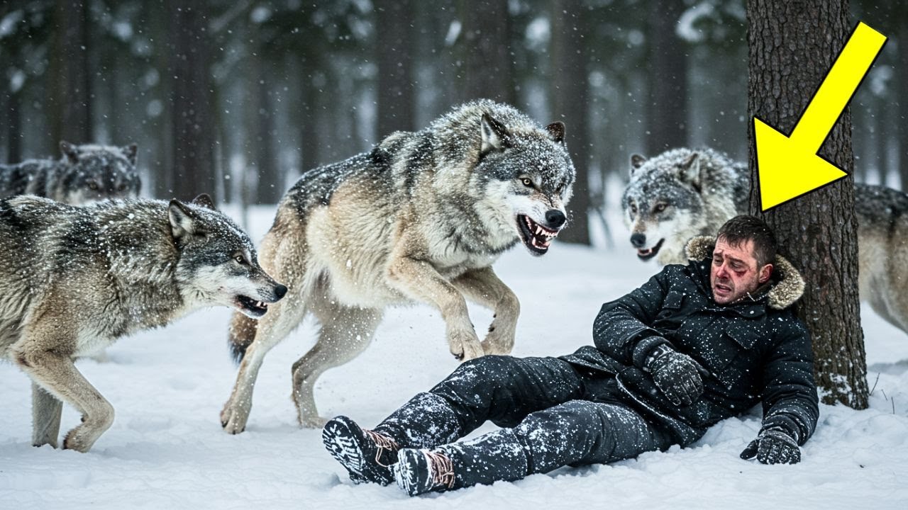 Gray Wolves Surrounded the Wounded Man—He Thought It Was the End, But the Impossible Happened ...