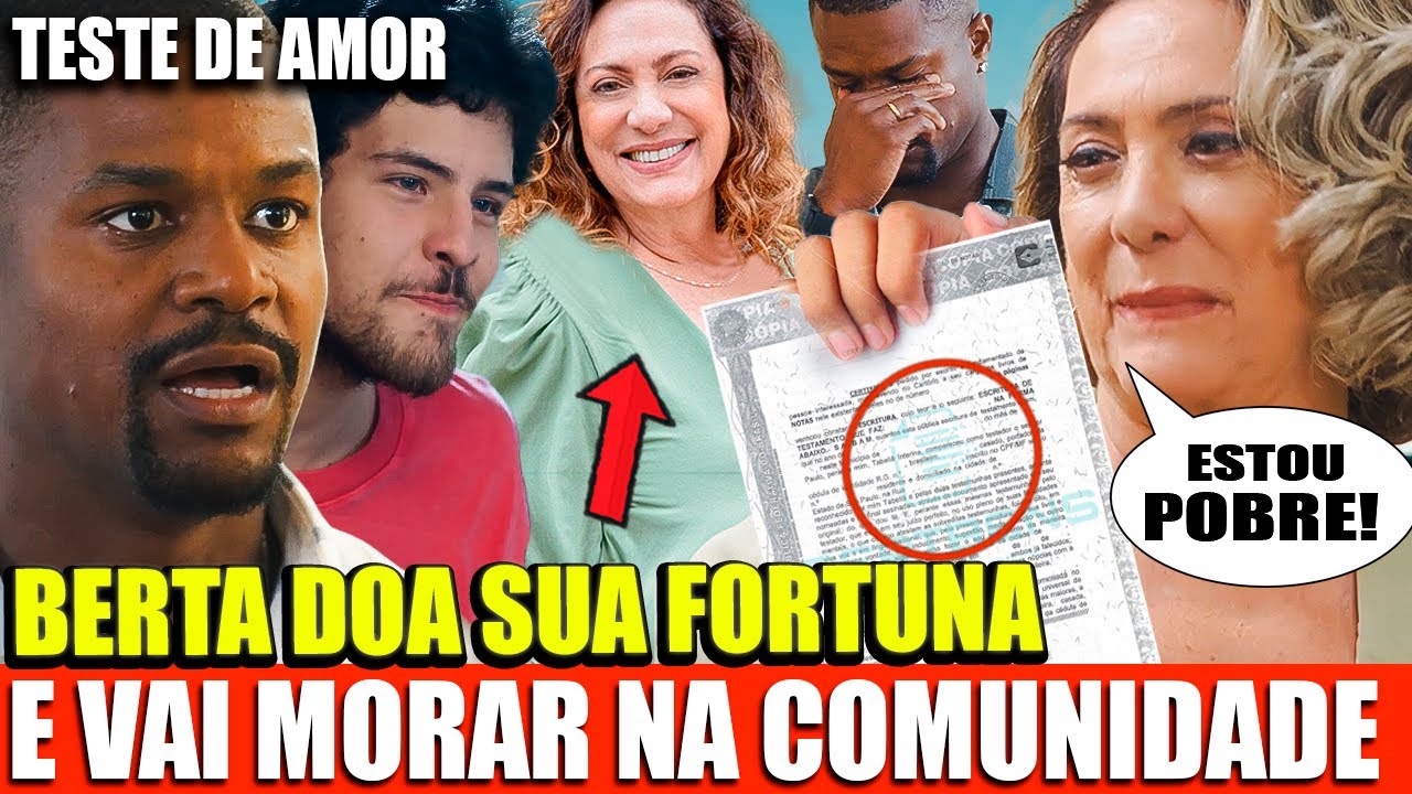 Berta TESTA AMOR do Sirley e se faz de POBRE para REATAR CASAMENTO ...