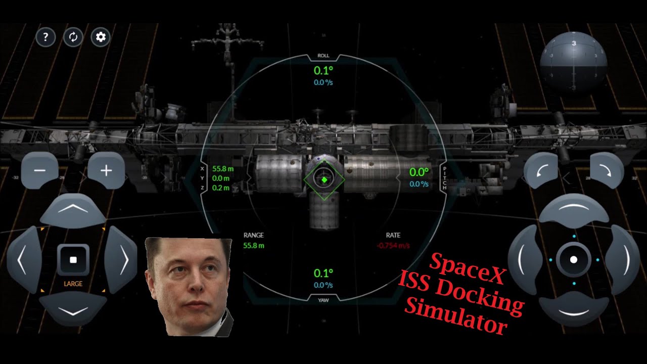 How to dock with the ISS ~SpaceX ISS Docking Simulator - YouTube