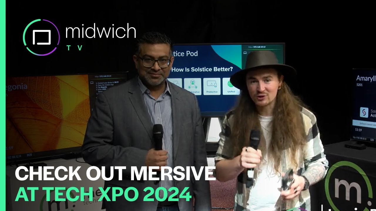 Advanced content sharing | Mersive at Tech Xpo 2024 - YouTube