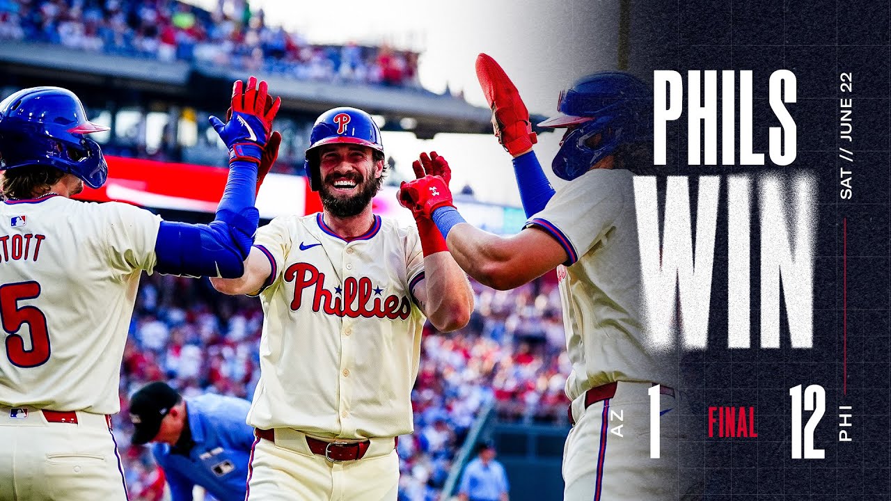 D-backs vs. Phillies Game Highlights (6/22/24) | MLB Highlights - YouTube