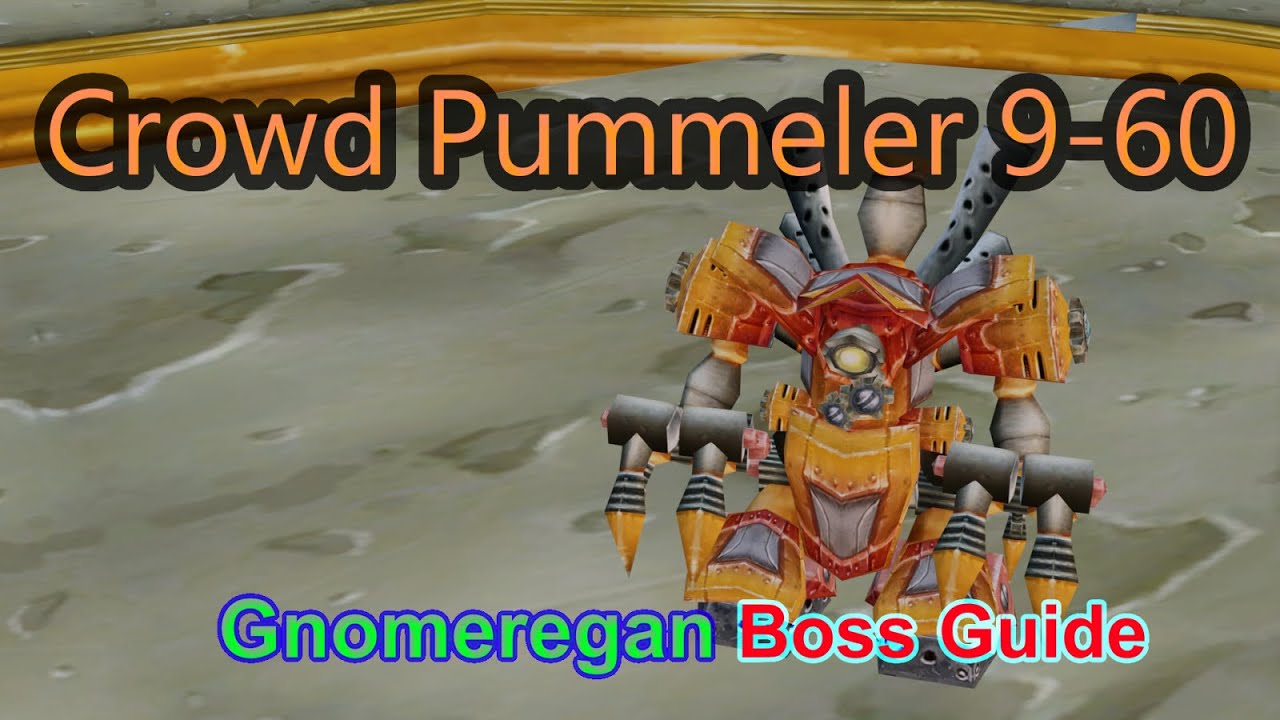 Crowd Pummeler 9-60 Guide - SoD Gnomeregan Raid - YouTube