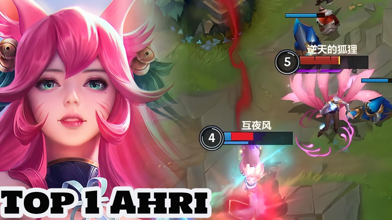 Wild Rift Ahri - Top 1 Ahri Gameplay Rank - YouTube