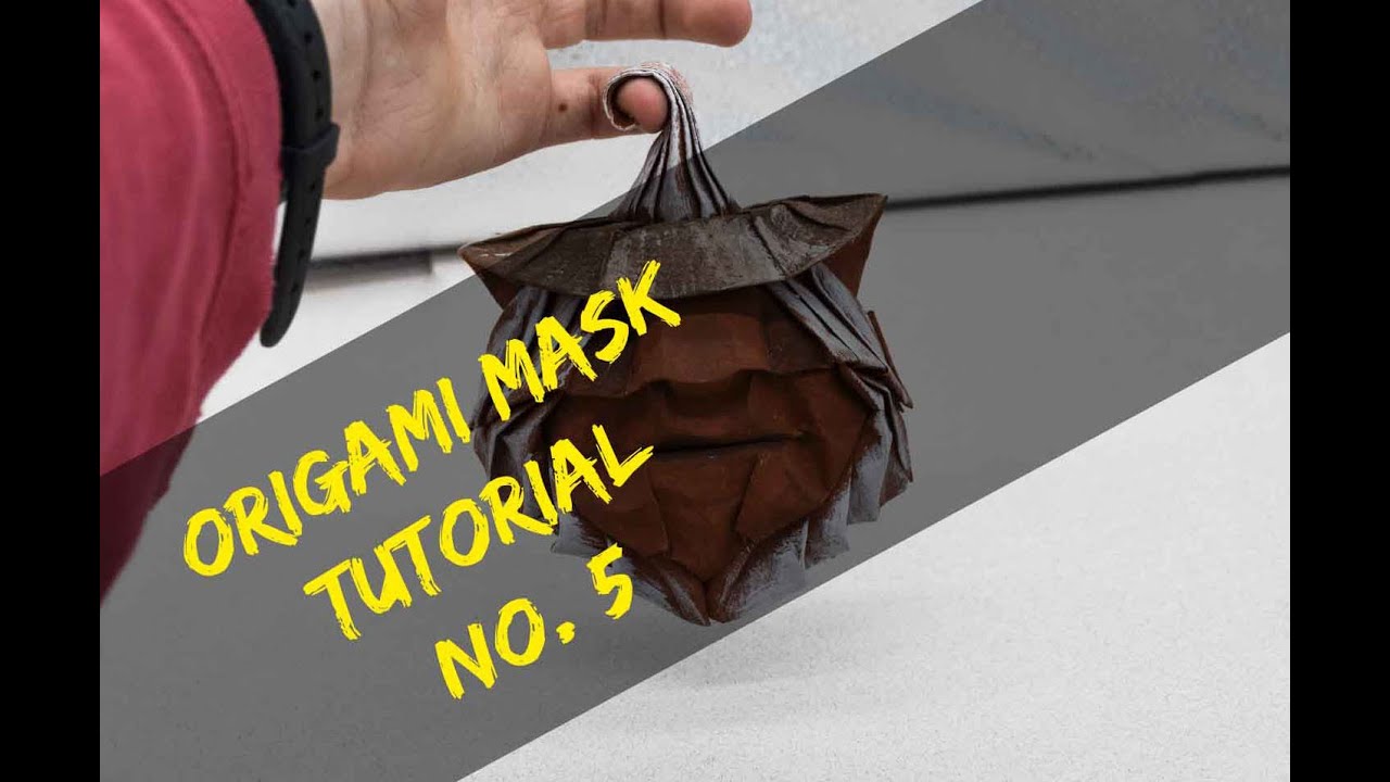 How to do some magic - origami Mask Tutorial 5 - Wizard (rcmorigami ...